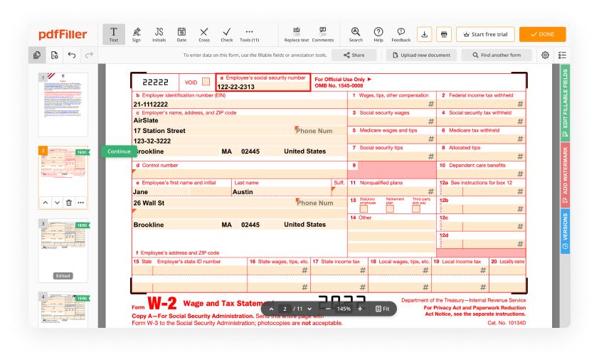 Transform Your Tax Filing Process | pdfFiller