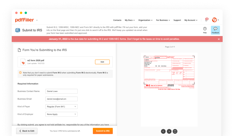 Transform Your Tax Filing Process | pdfFiller