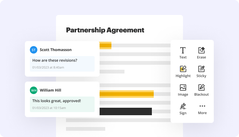 Adobe EchoSign Alternative. Fill, Edit, Sign, Save & Export PDFs Online.
