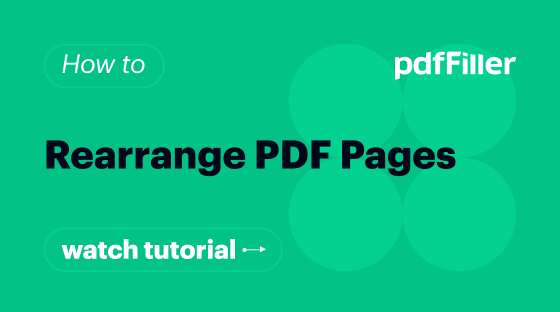 Merge & Pages PDFs - Video Tutorials | pdfFiller
