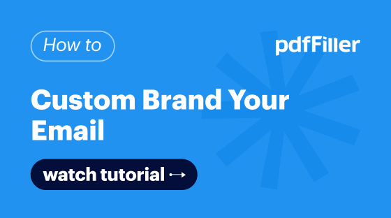 Customize Your PDF Documents - Video Tutorials | pdfFiller