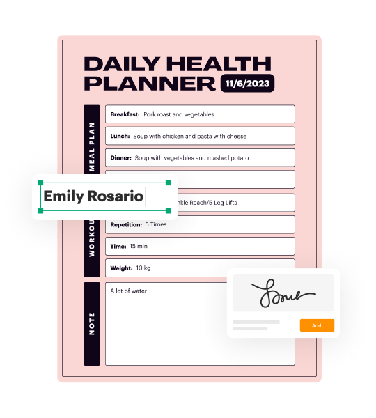1 Month Planner Template generator software with Customizable PDF ...