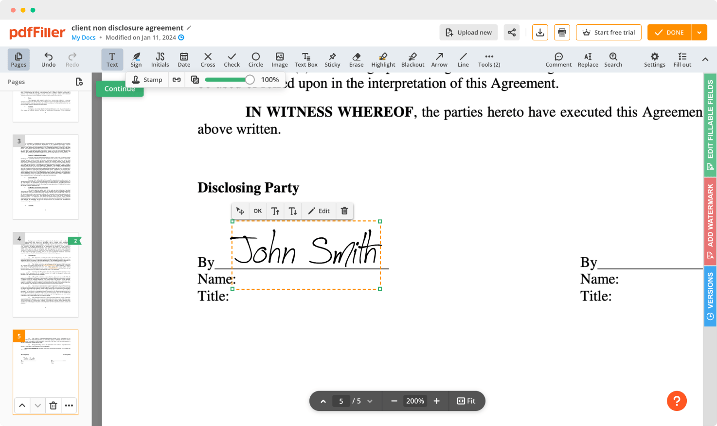 Online PDF Signer | pdfFiller