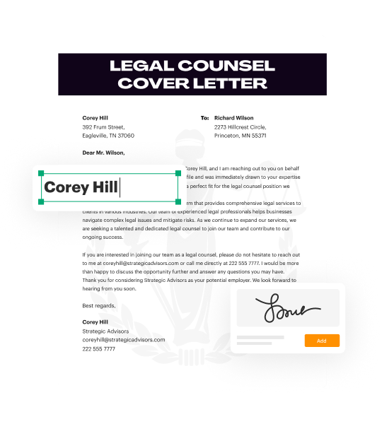 Target Stocker Cover Letter generator solution with Customizable PDF ...