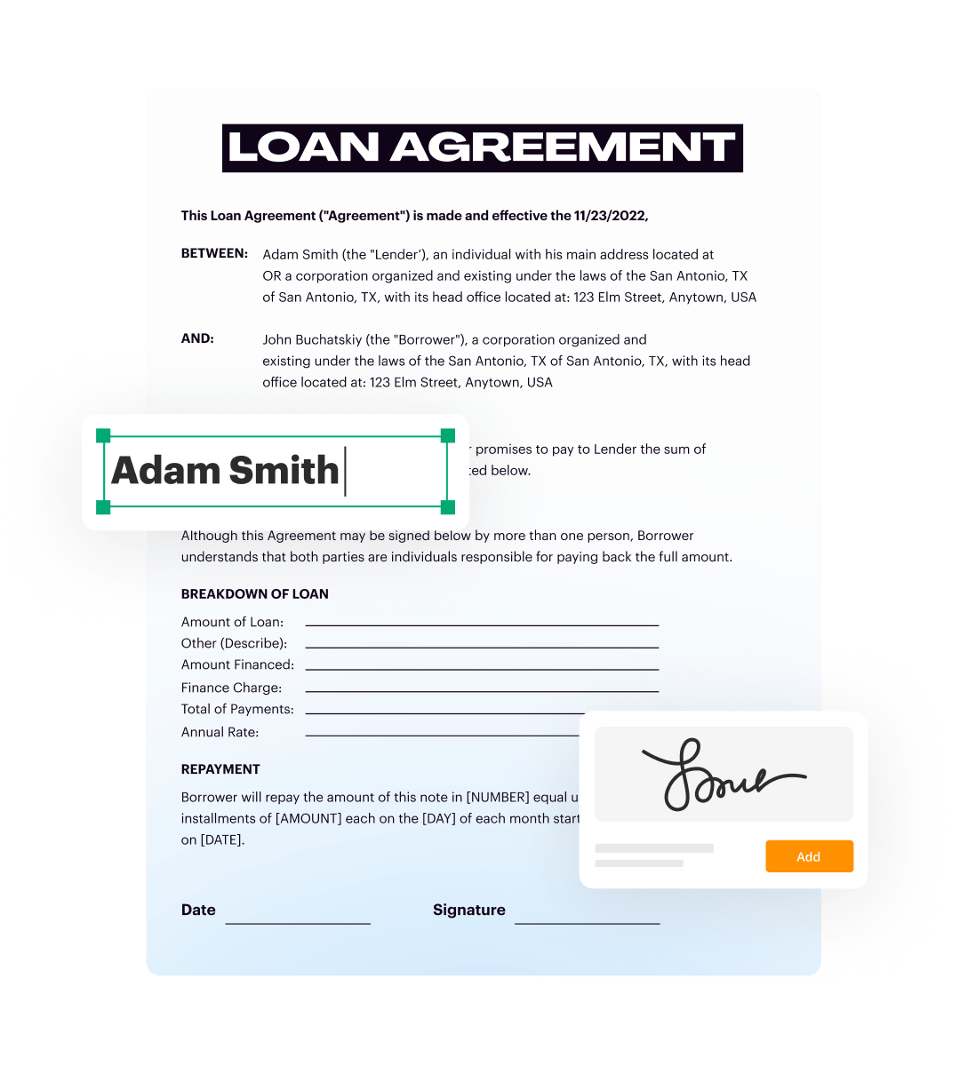 System Interface Agreement Template builder software with Customizable ...