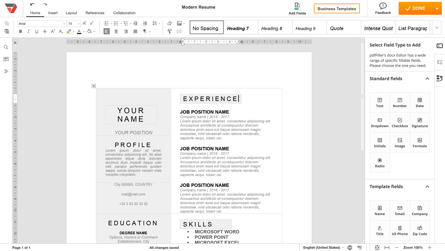 Volunteer Shift Schedule Template generator software with Customizable ...