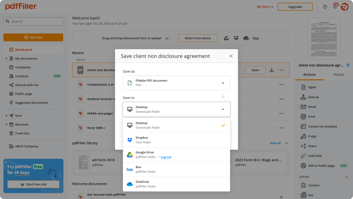 Convert PDF to ODF Online | pdfFiller