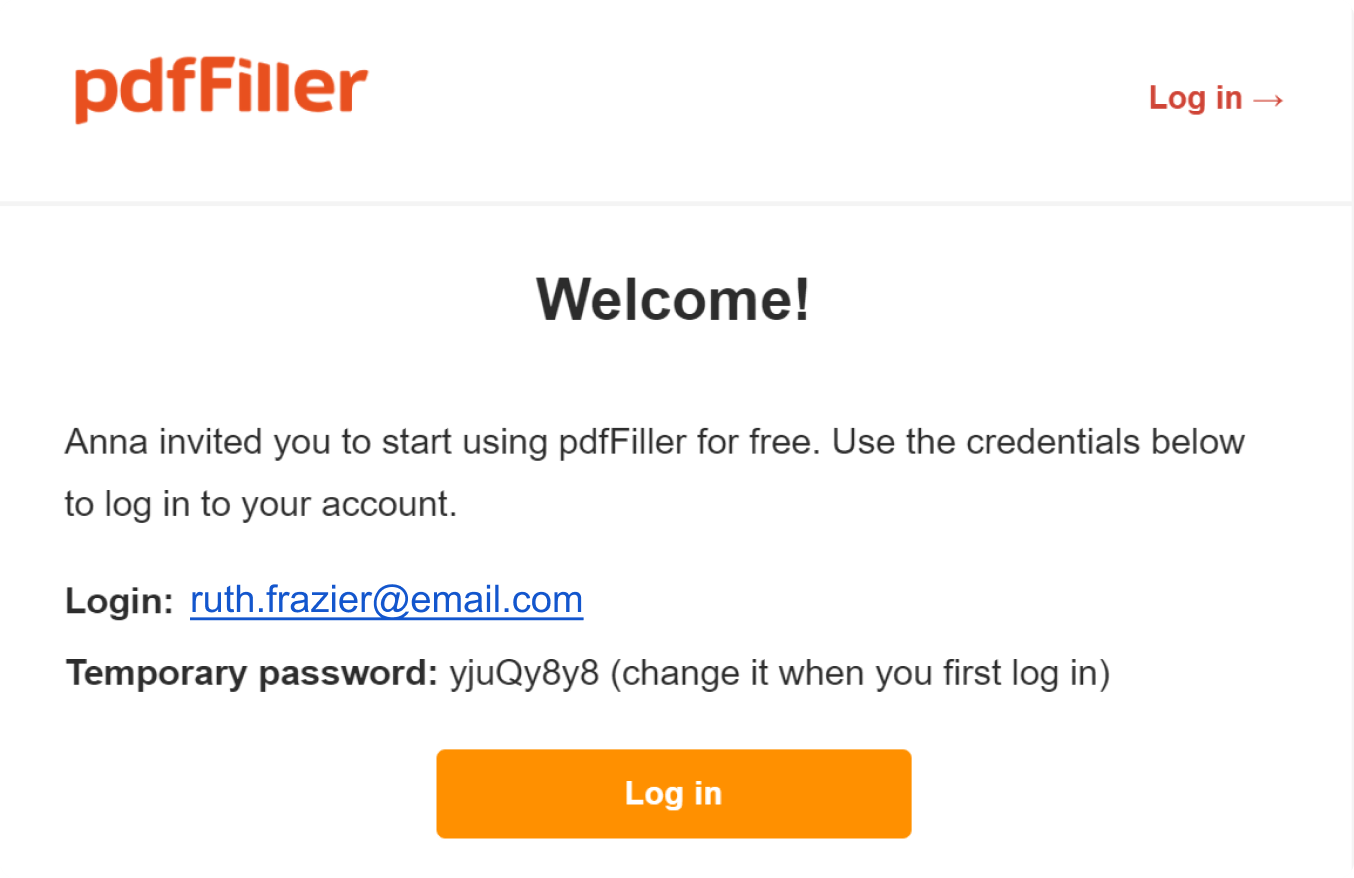 Log in to Your pdfFiller Account on your Phone for Organizations ...