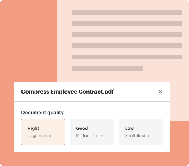 Compress PDF to 5mb easily with pdfFiller | pdfFiller