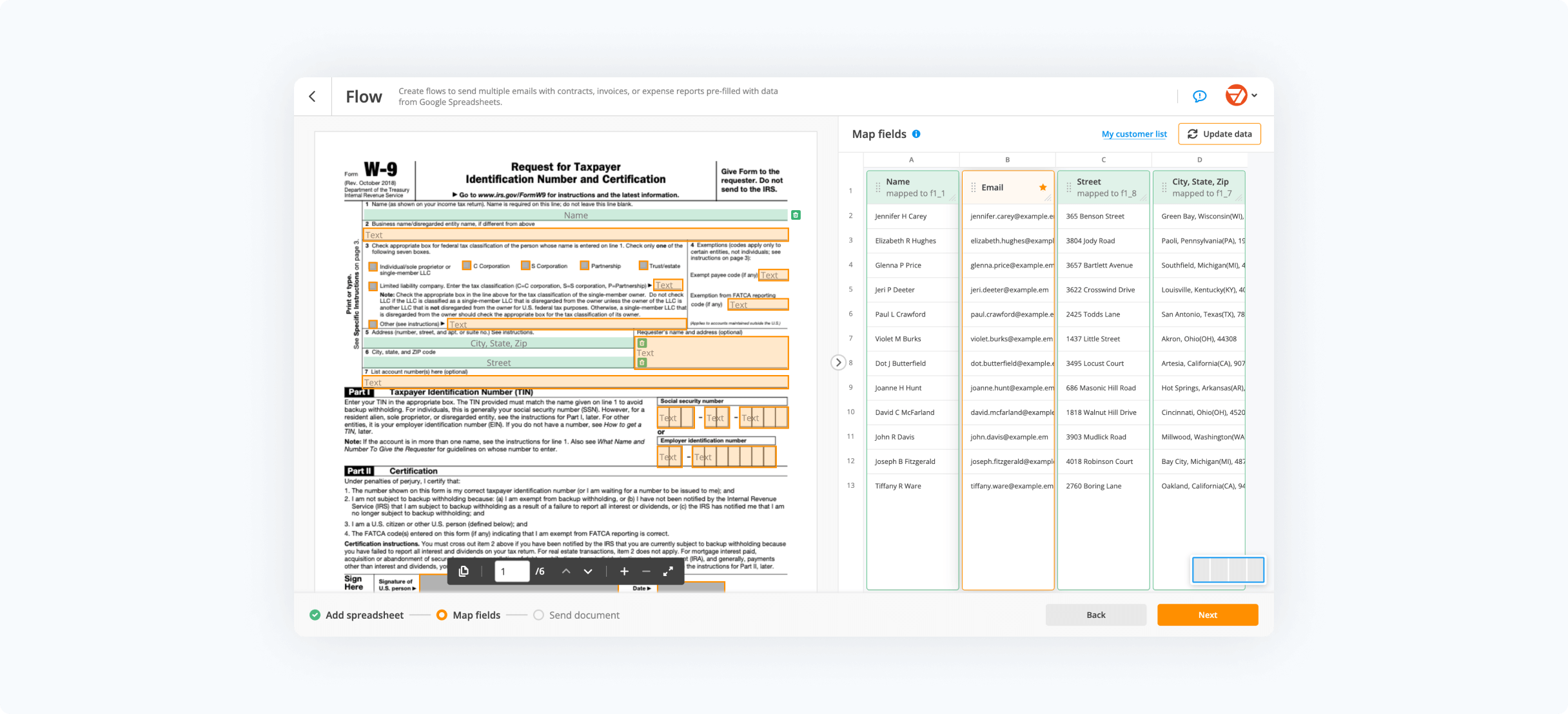 Mail merge from Excel to PDF | pdfFiller
