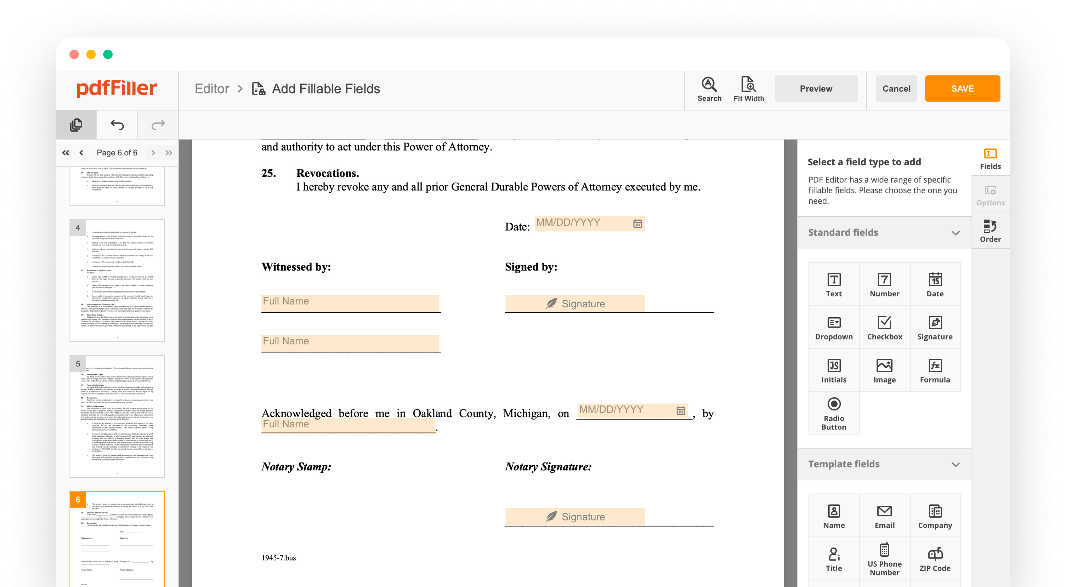 Power of attorney workflow | pdfFiller