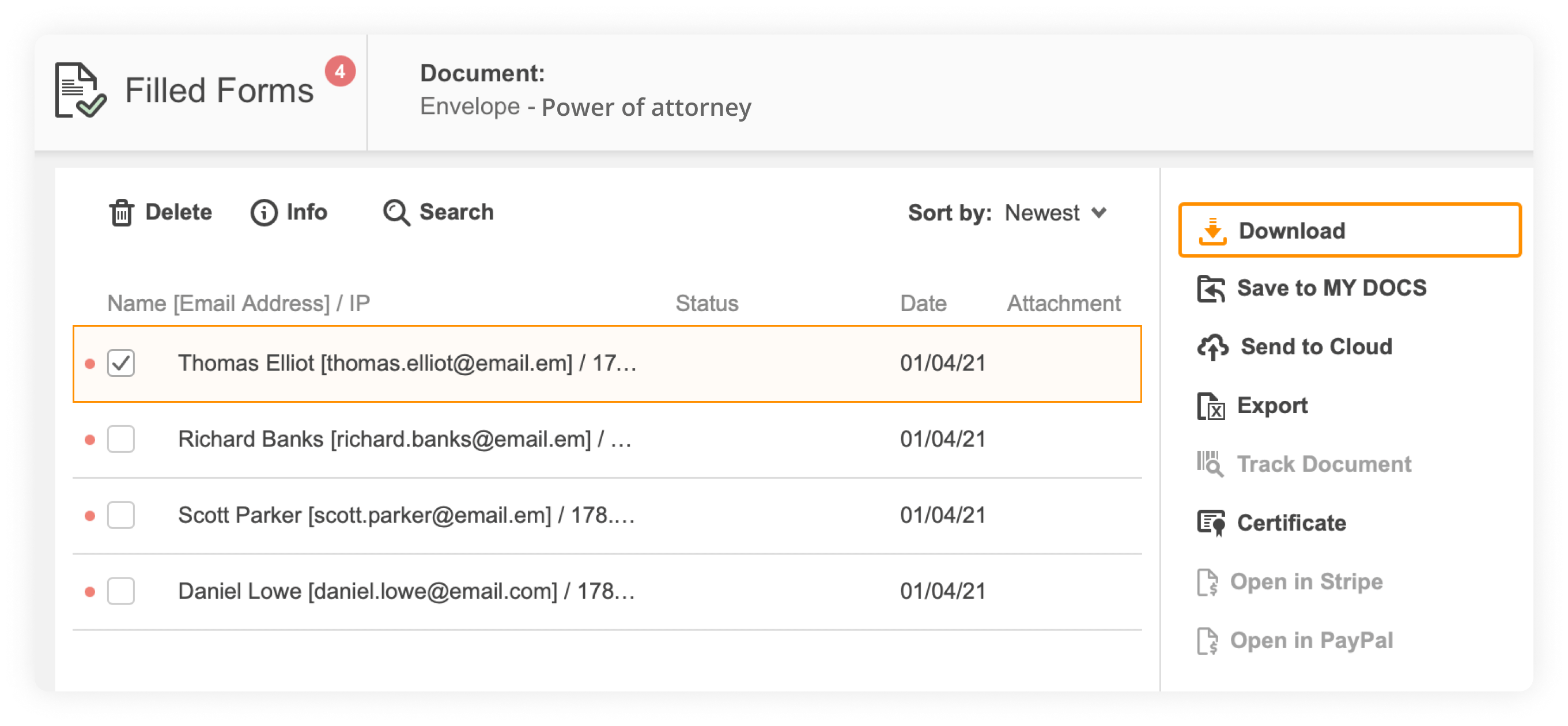 Power of attorney workflow | pdfFiller