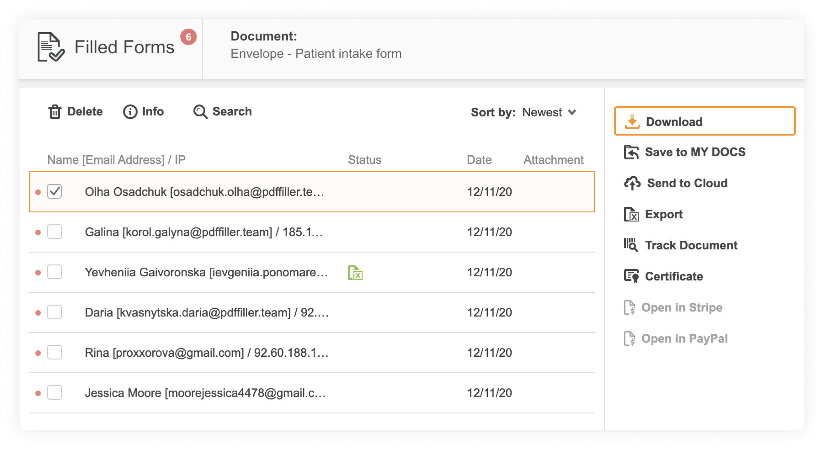 Patient intake and follow up workflow | pdfFiller