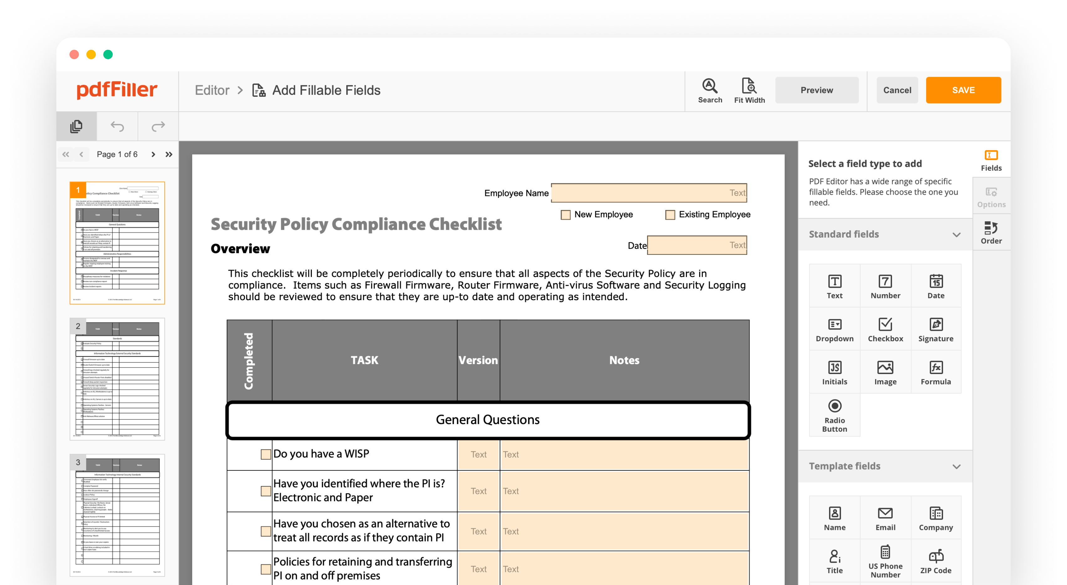 Policy management workflow | pdfFiller